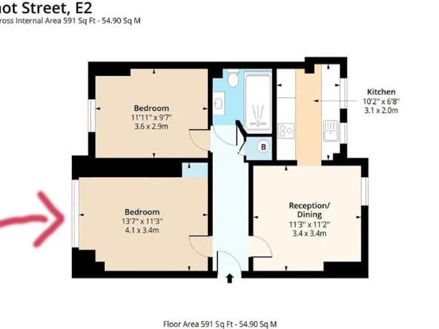 Room at Wilmot Street, Greater London