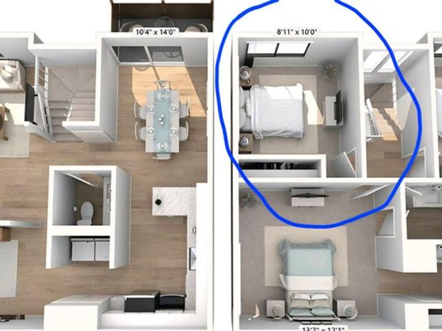 Room for rent in our 3 bedroom townhome