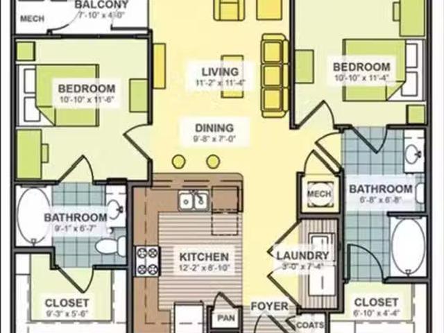 Room in a 3 Bed 3 Bath C The Stadium