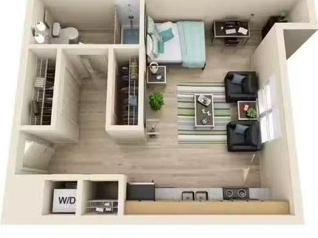 Room in a 1 Bed 1 Bath A6