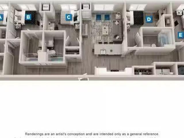 Room in a 5 Bed 5 Bath Fucshia 5x5