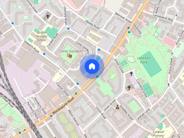 Room in shared flat for rent in Larkhall, London