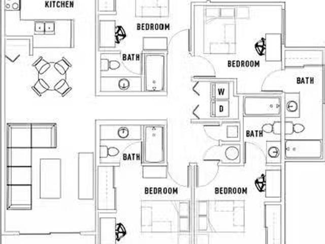 Room in 2 Bed 2 Bath