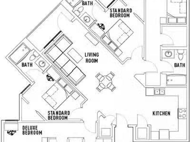 Room in 3 Bed 3 Bath B