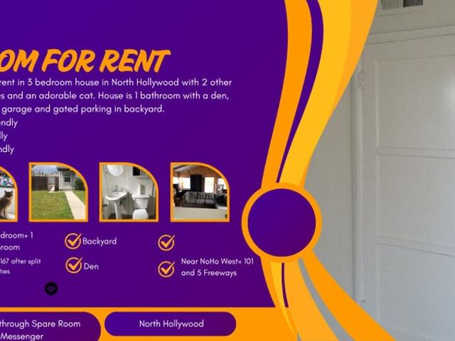 Room in 3 Bedroom House for Rent