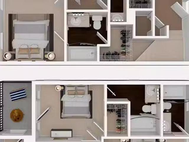 Room in 4 Bedroom 4 Bathroom 4x4 Unfurnished