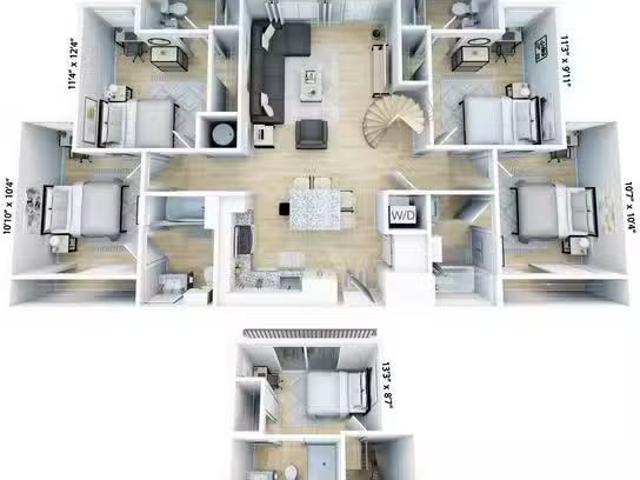 Room in 6 Bedroom 6 Bathroom F2