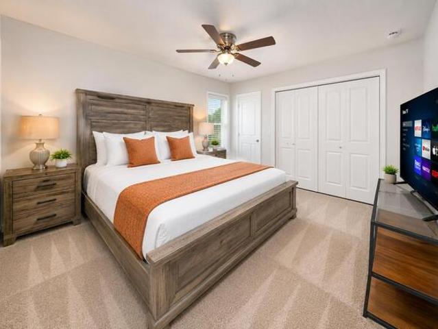 Room | Private Bathroom | Smart TV | Swimming Pool | Work Station | Gym | Near Disney • Resort Style Setting