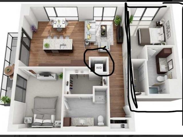 Room to rent in Denver High rise