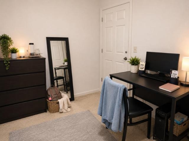 Room with private bathroom at 3x3 apt HELIX