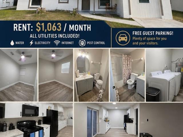 Rooms for Rent – Utilities Included | Available