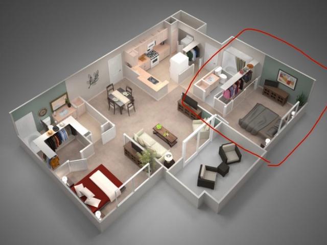 Roomy & Furnished 2 Bed 2 Bath