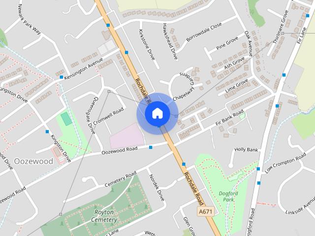 Rochdale Road, Royton, Oldham, Greater Manchester, OL2