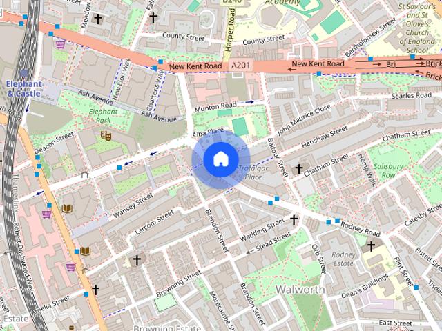 Rodney Road, Elephant and Castle, London, SE17
