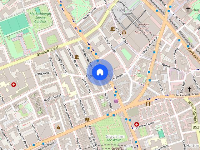 Roger Street, Bloomsbury, London, WC1N