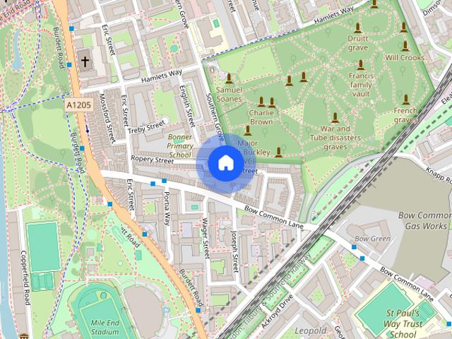 Ropery Street, Mile End, London, E3