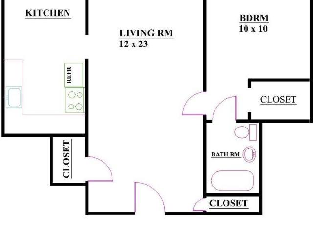 Rose Court by Star Metro 1 Bedroom Apartment for Rent at 2500 Ne Hoyt St, Portland, OR 97232 Kerns