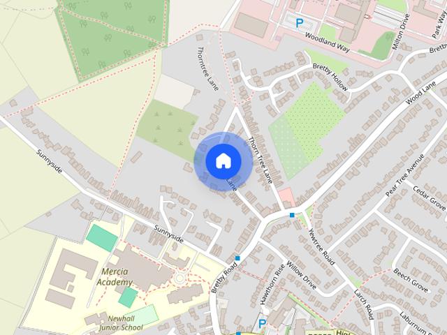Rose Tree Lane, Swadlincote, Newhall, DE11