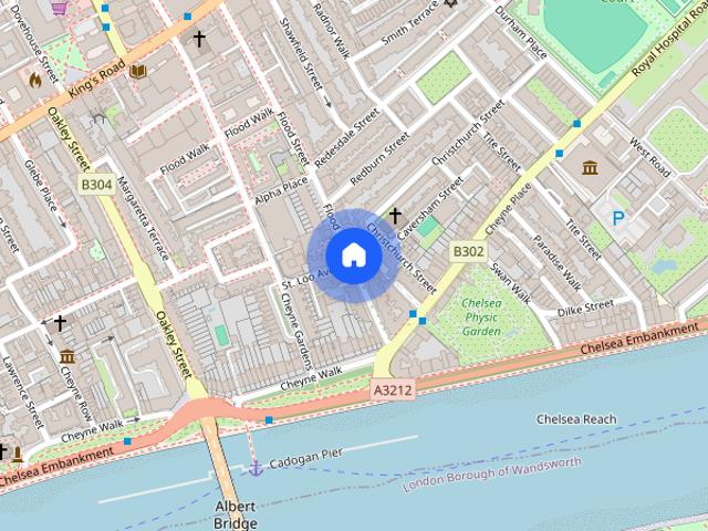 Rossetti Garden Mansions, Flood Street, London