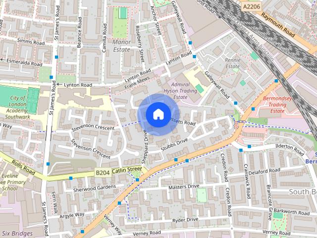 Rossetti Road, South Bermondsey, London, SE16