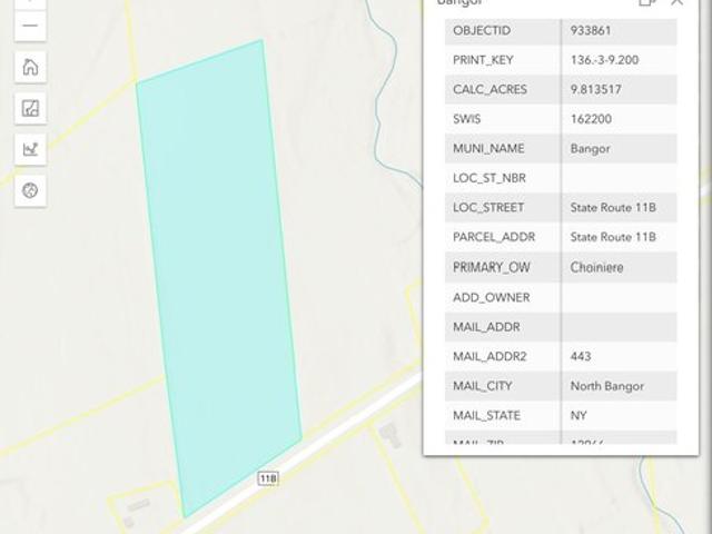 Route 11B, Bangor, NY 12956