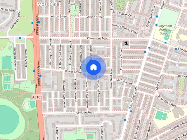 Route 1, Bowes Street, Manchester, Greater Manchester, M14