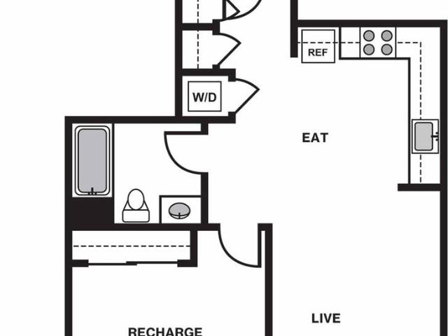 Rowhaus 2 Bedroom Apartment for Rent at 2500 Webster St, Oakland, CA 94612 Northgate Waverly