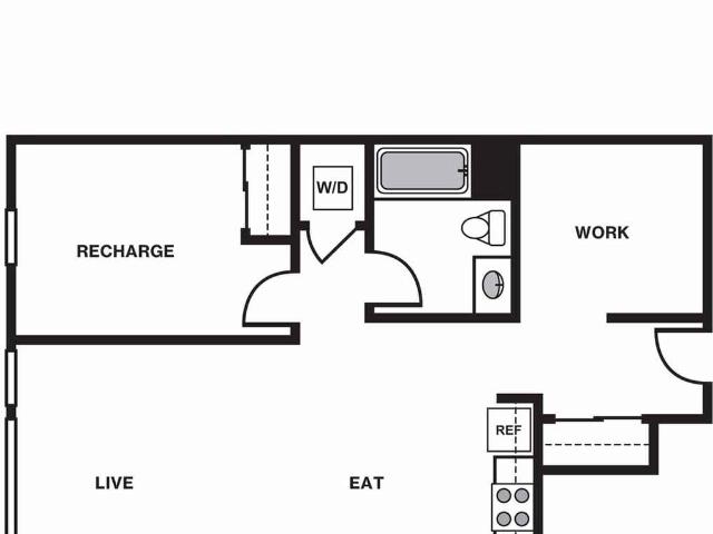 Rowhaus 2 Bedroom Apartment for Rent at 2500 Webster St, Oakland, CA 94612 Northgate Waverly