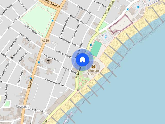 Royal Parade, Redoubt, Eastbourne, BN22
