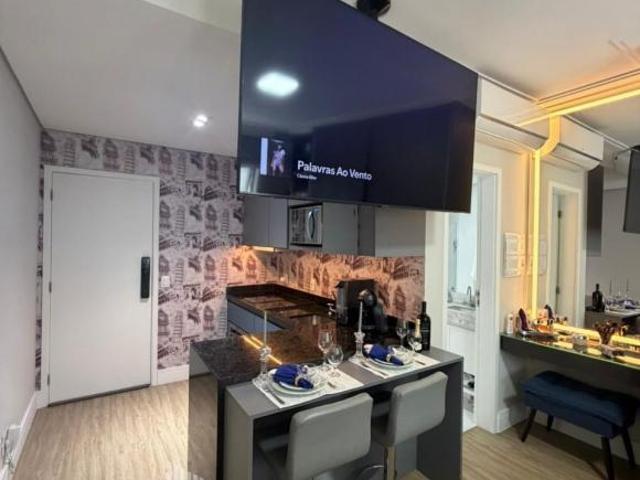 RR10222 Studio MOBILIADO 26m² CONDOMÍNIO SELENITA RESIDENCE LONG STAY OPORTUNIDADE 1 Dormitório