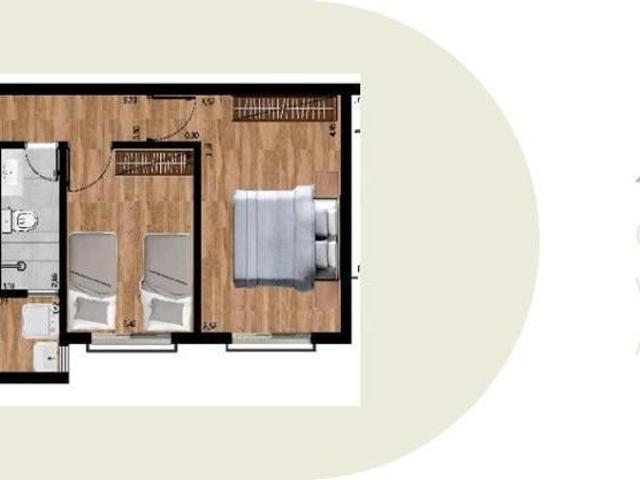 RR9247 Apartamento 60m² CONDOMÍNIO RESIDENCIAL BOUGAINVILLE OPORTUNIDADE 2 Dorms 2 Vagas Barue