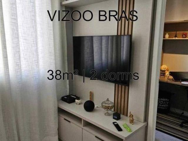 Rua Flora, 123 Brás, 38m², 2 quartos, Condomínio Vizoo Bras