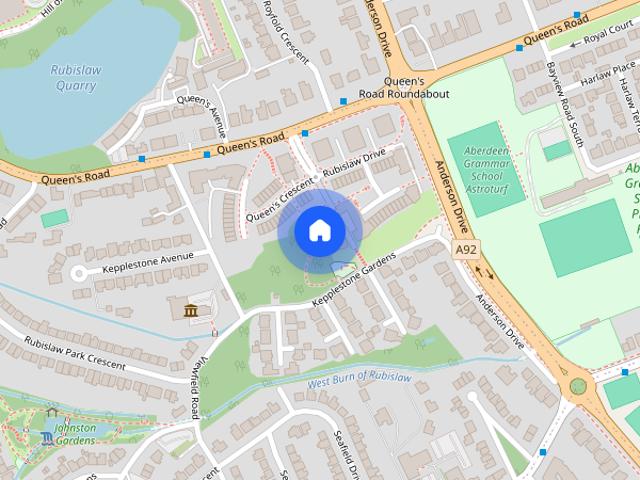 Rubislaw Square, Aberdeen, AB15