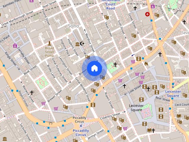 Rupert Street, Soho, London, W1D