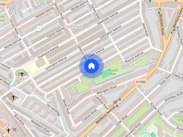Russell Avenue, N22, Wood Green, London, N22