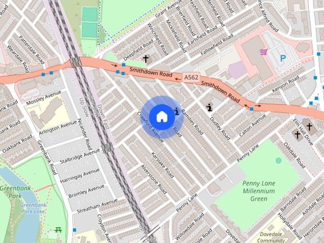Russell Road, Mossley Hill, Liverpool, Merseyside, L18