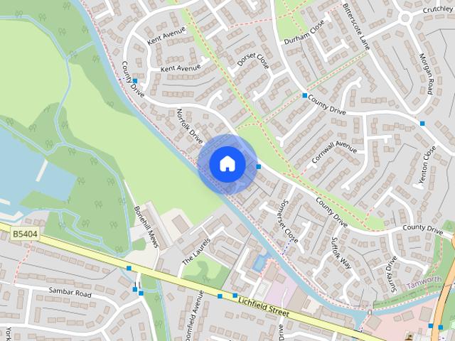 Rutland Drive, Tamworth, Staffordshire, B78