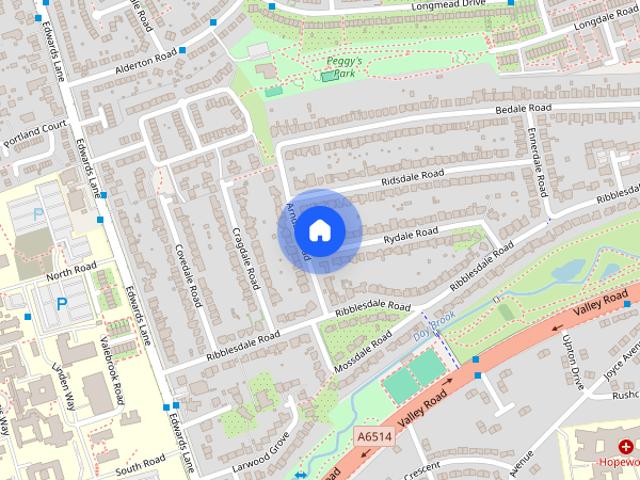 Rydale Road, City Hospital, Nottingham