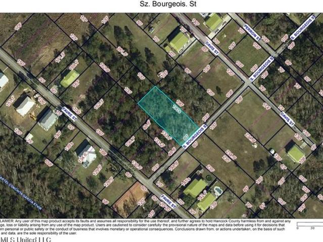 S Bourgeois St, Waveland, MS 39576