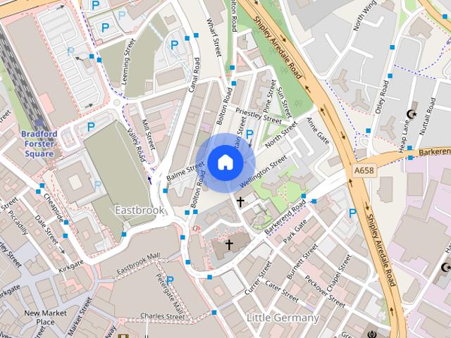 School Apartments, Captain Street, Bradford, West Yorkshire, BD1