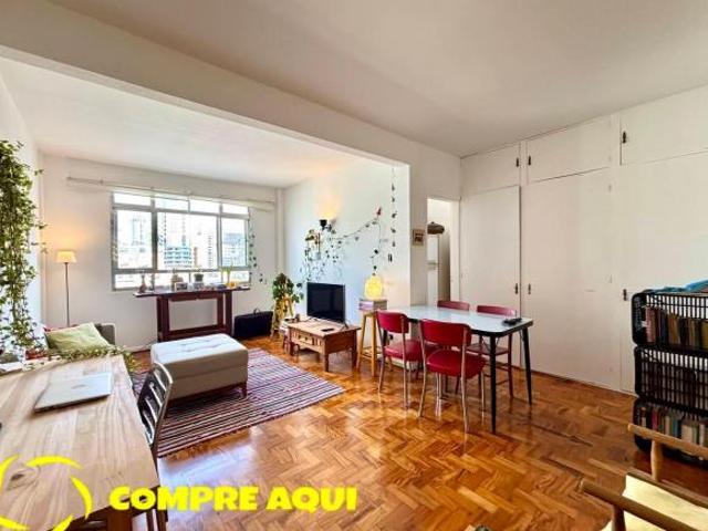 Santa Cecília | 1 Quarto | 45 m² | Piso Taco | Portaria 24h