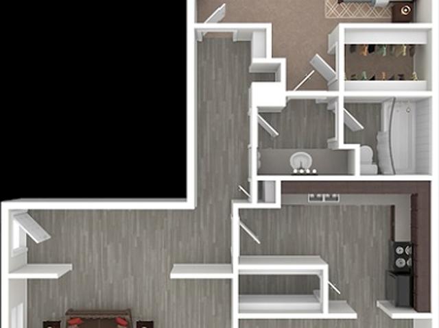Santa Rosa Apartment Homes 2 Bedroom Apartment for Rent at 368 Shadow Mountain Dr, El Paso, TX 79912 Upper Mesa Hills