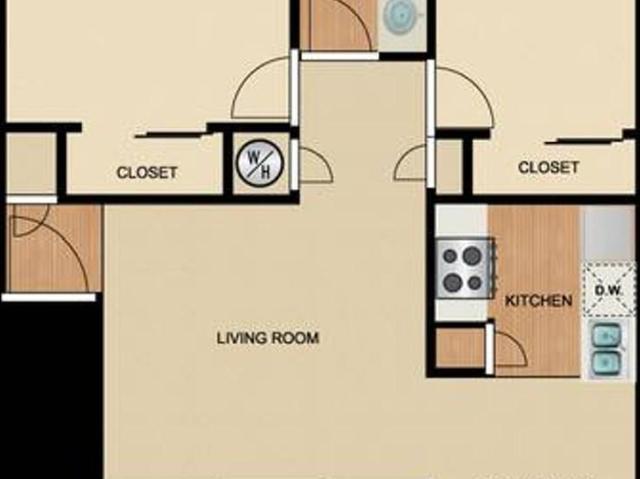 Santa Rosa 1 Bedroom Apartment for Rent at 901 W Columbus St, Bakersfield, CA 93301 Homaker Park