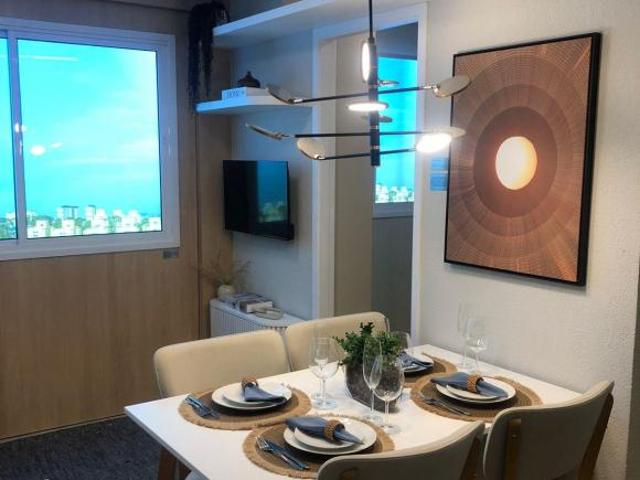 Santo Amaro ZS Apartamentos de 34m² com 2 Dormitorios e Varanda