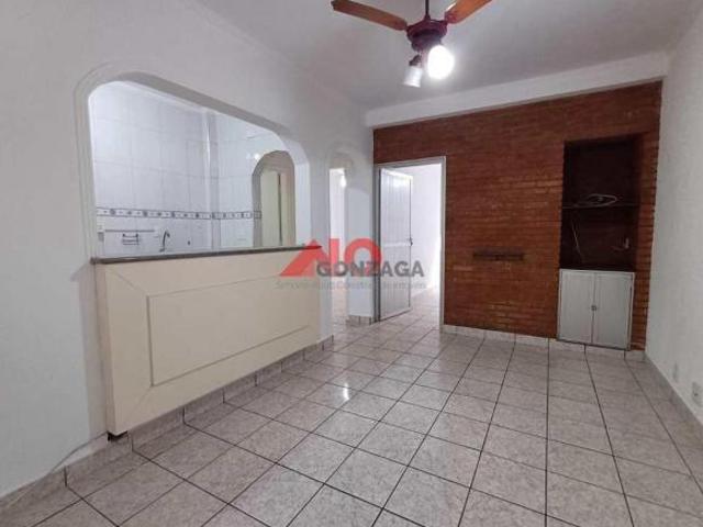 Santos praia da Pompéia prédio frente mar 2 quartos cozinha americana varanda