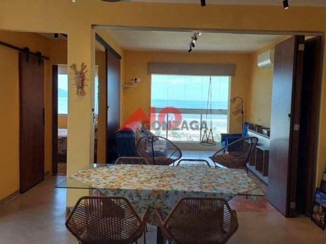 Santos José Menino ! Para morar ou investir, frente mar, mobiliado, sacada vista panorâmica
