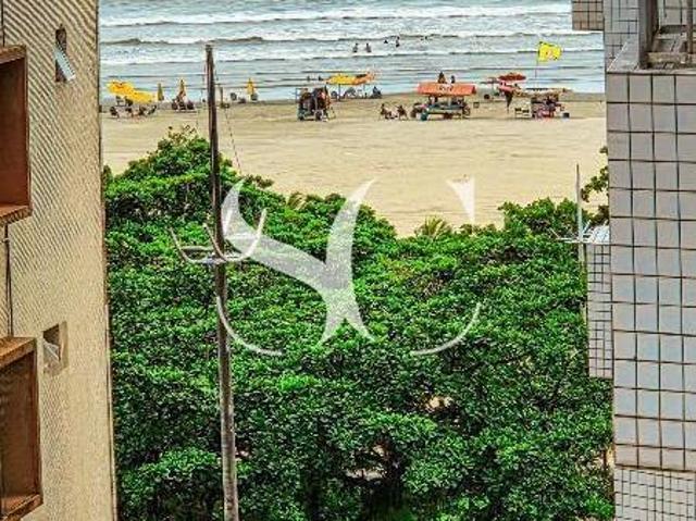 Santos SP, 2 dormitórios, prédio frente ao mar