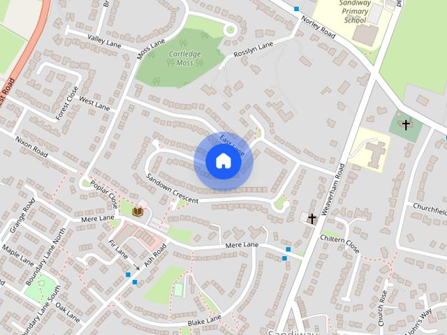 Sandown Crescent, Cuddington, Northwich, Cheshire, CW8