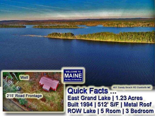 Sandy Beach Rd, Danforth, Home For Sale
