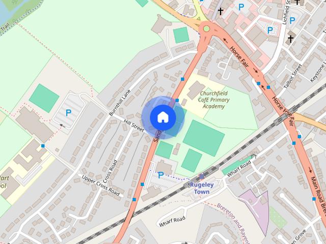 Sandy Lane, Rugeley. Staffordshire